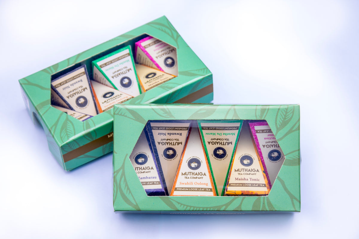 Diamond Taster Set of 6 Biodegradable Loose-Leaf Tea Bags – Muthaiga ...