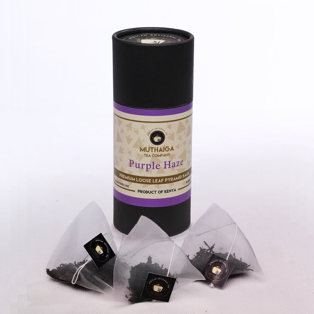 Premium Purple Tea Bags (Biodegradable) - Purple Haze – Muthaiga Tea ...